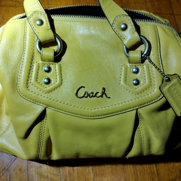 Coach | Bags | Coach F9247 Ashley Leather Satchel | Poshmark